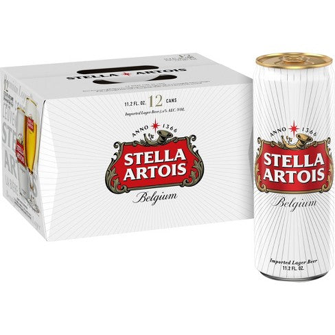 Stella Artois Lager 12pk cans — MacArthur Beverages