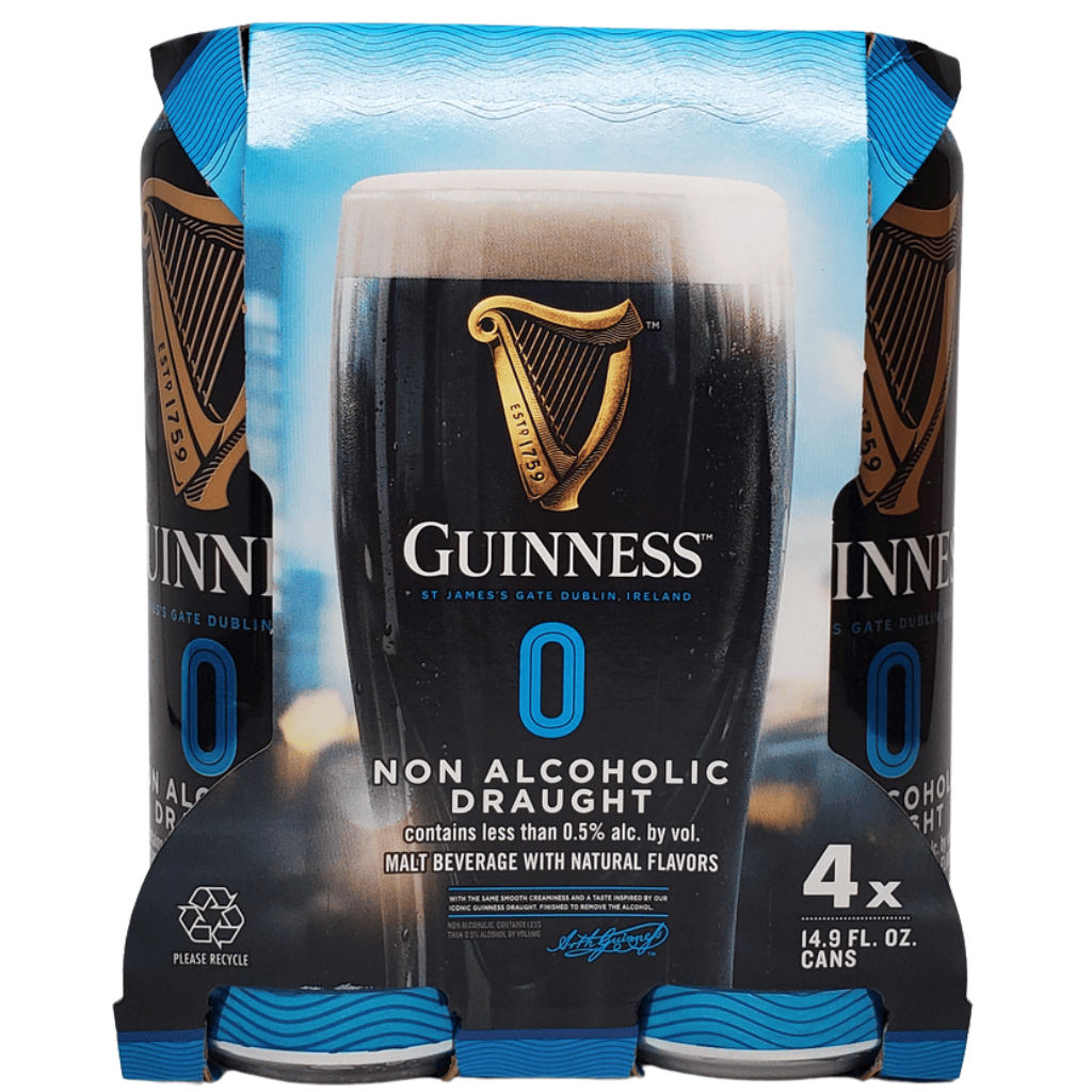 Guinness Draught Non-Alcohol 4pk Can — MacArthur Beverages