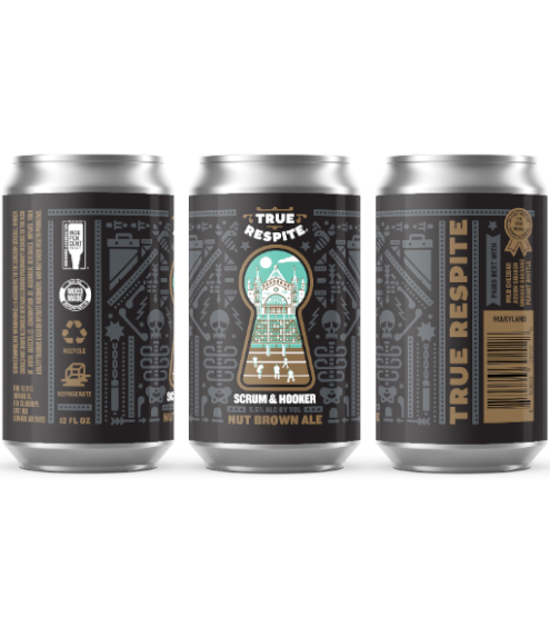 True Respite - Scrum & Hooker Nut Brown Ale 6pk. MacArthur Beverages