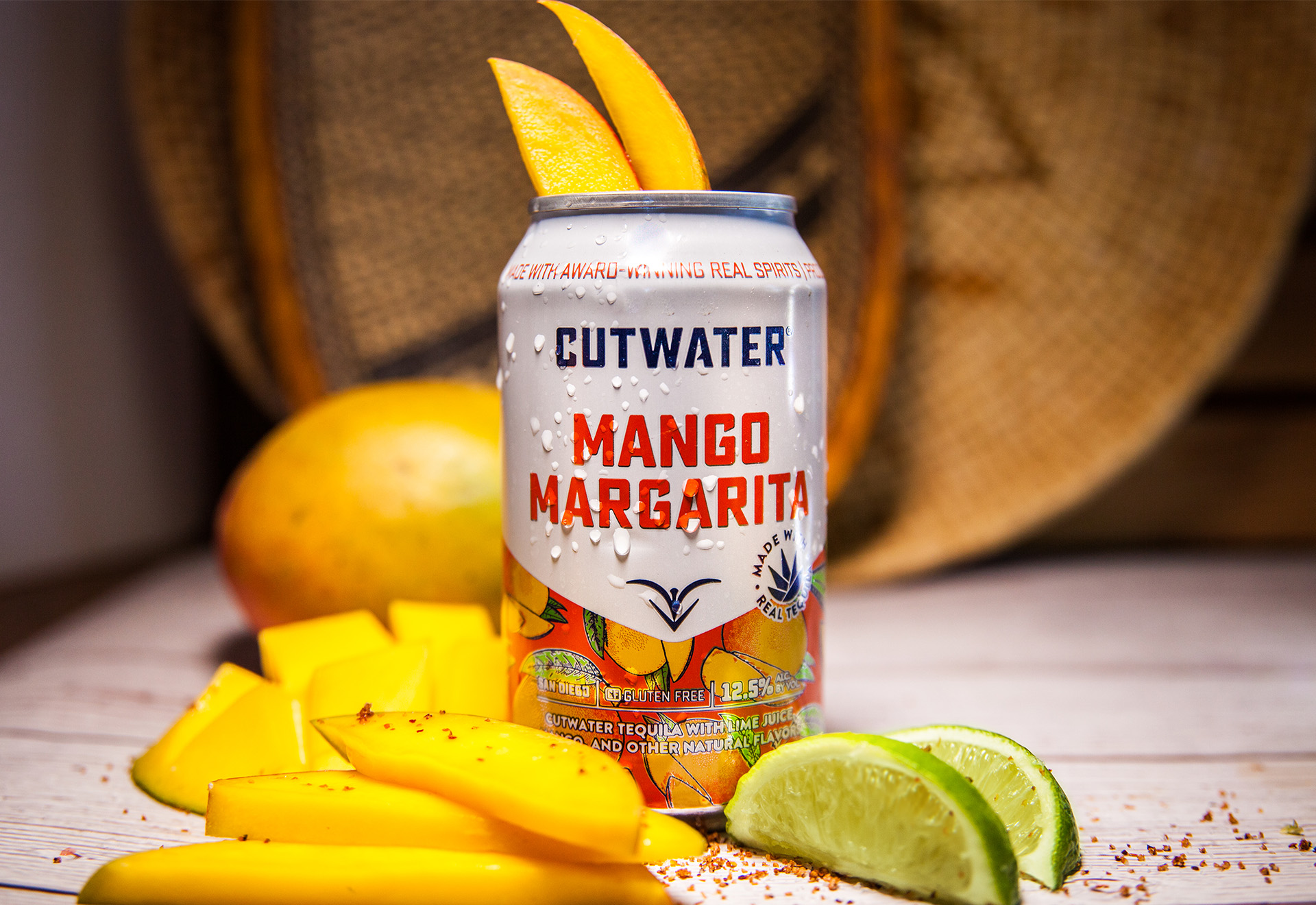 Cutwater Mango Margarita RTD Cocktail 4pk. MacArthur Beverages