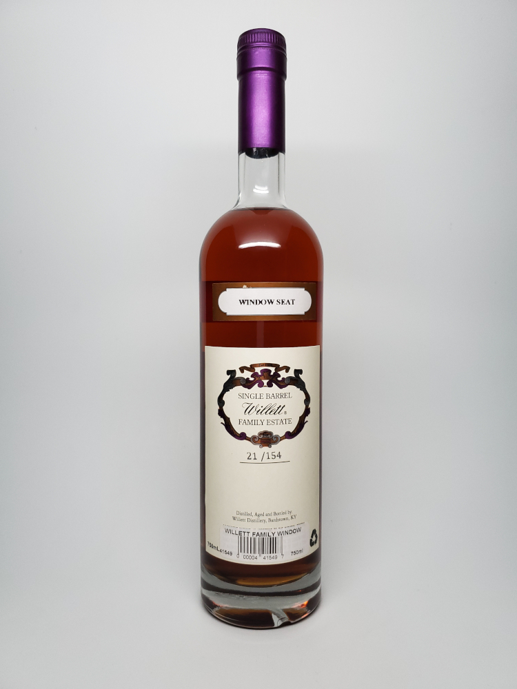 Willett Family Estate Window Seat 9 yr Bourbon Whiskey 750ml. MacArthur ...