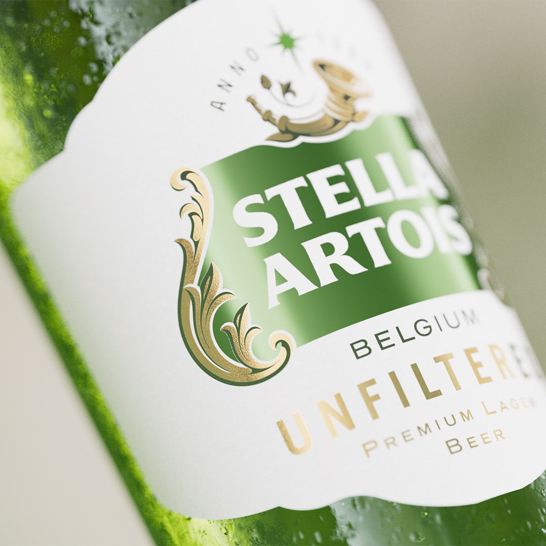 Stella Artois - Unfiltered Lager 6pk bottles. MacArthur Beverages