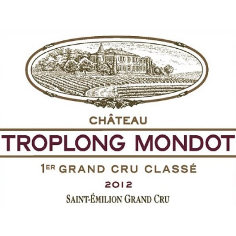 2012 Chateau Troplong Mondot St. Emilion. MacArthur Beverages
