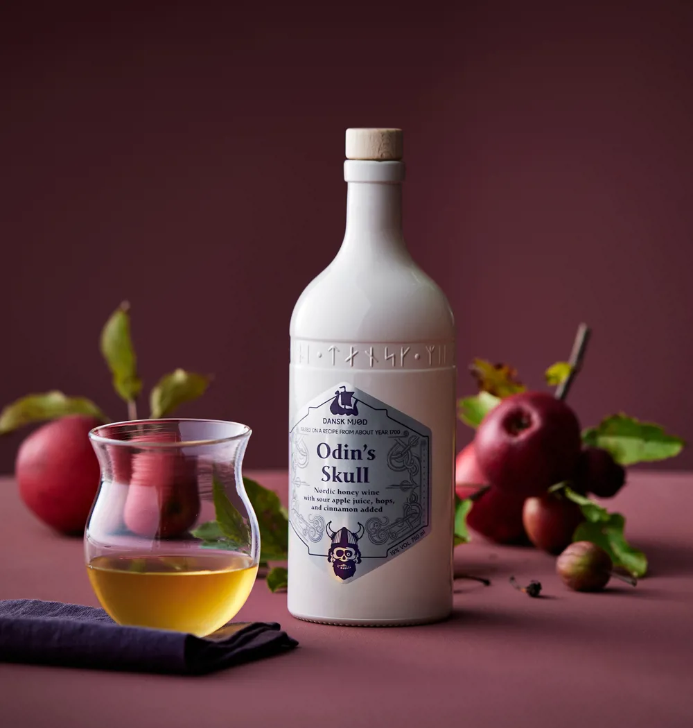 Dansk Mjod - Odin's Skull. MacArthur Beverages