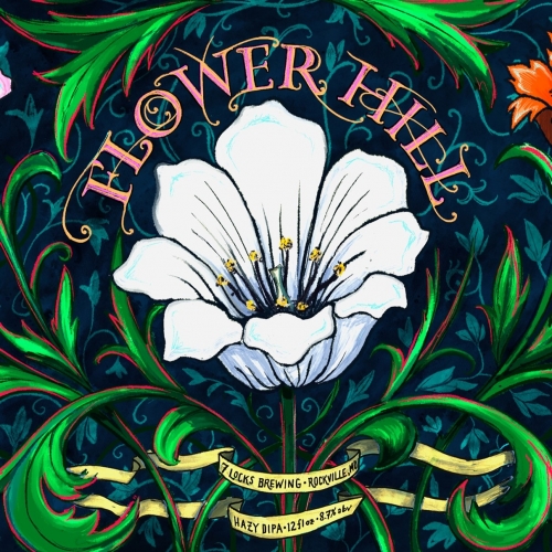 7 Locks Brewing - Flower Hill Hazy DIPA 6pk. MacArthur Beverages